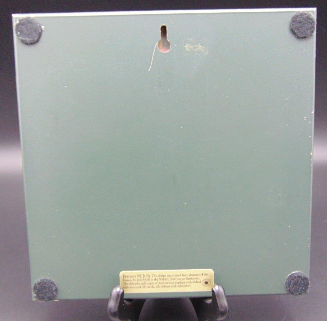 SMITHSONIAN Frances M Jolly QUILT Ceramic Trivet National Museum of ...