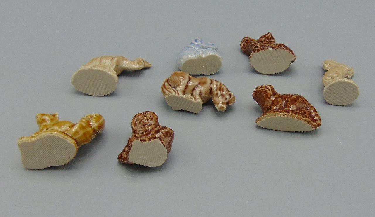 Lot of 8 Wade Red Rose Tea Ceramic Animals