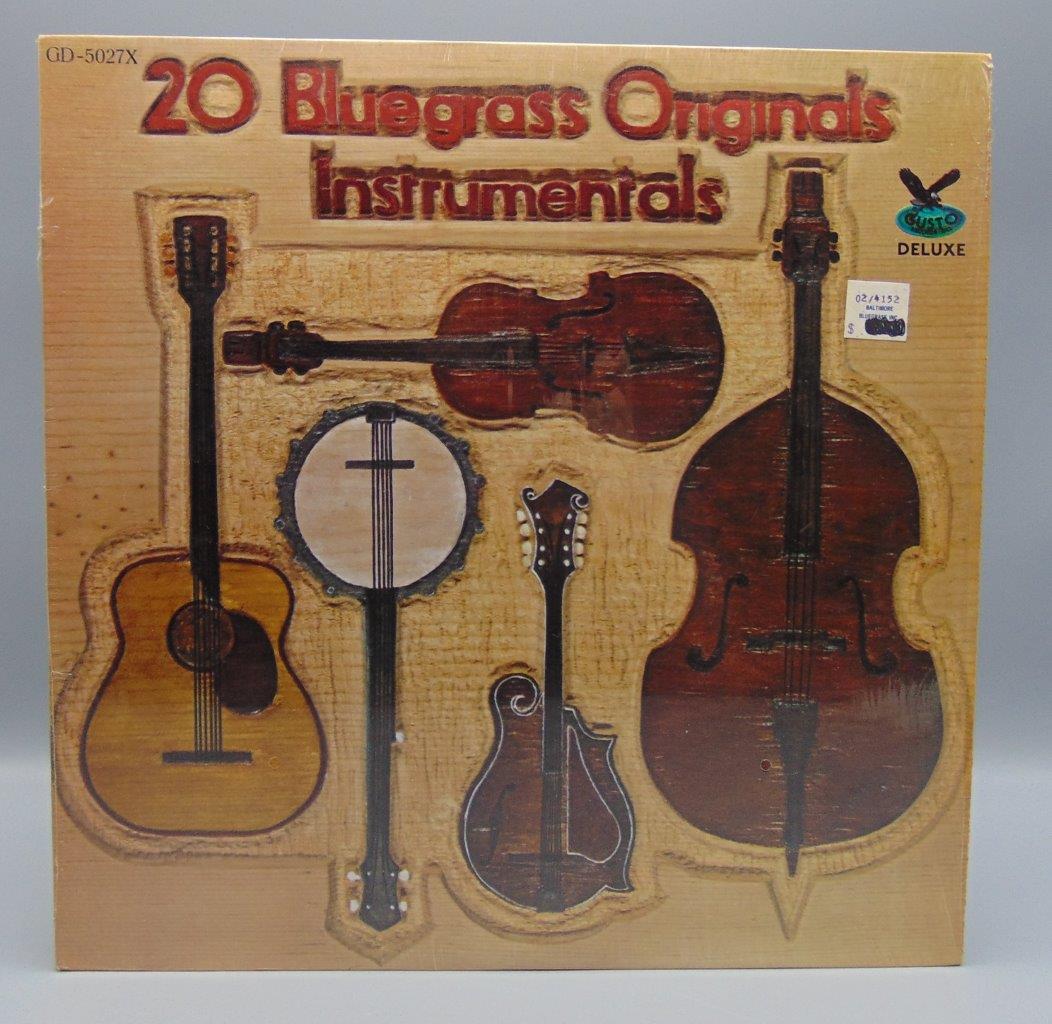20 Bluegrass Originals: Instrumentals LP GD-5027X Gusto Records - KC's ...