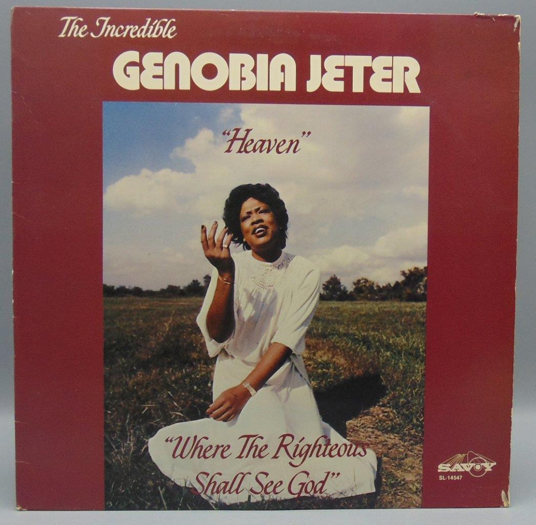 The Incredible Genobia Jeter Heaven LP SL-14547 Savoy Records