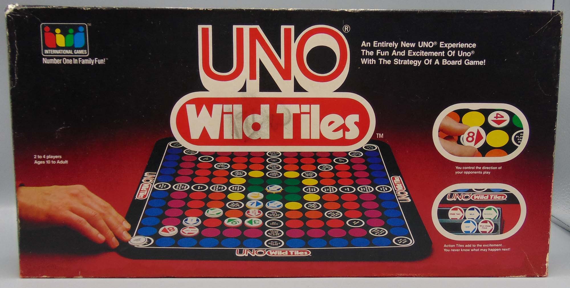 UNO Wild Tiles Board Game Factory SEALED International Games